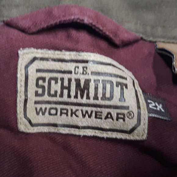 schmidt | Shirts | Ce Schmidt Workwear Mens 2x Maroon Long Sleeve ...